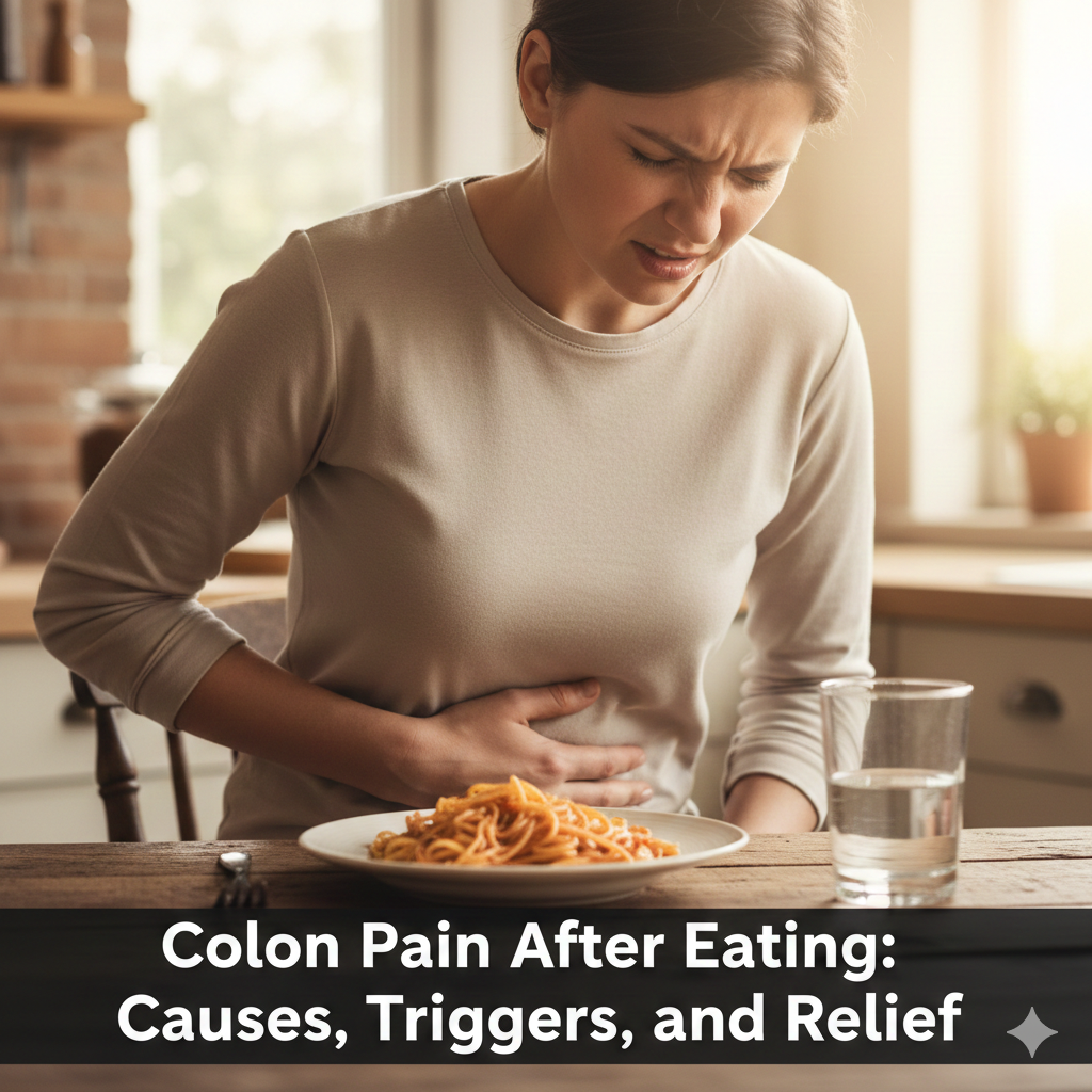 Colon Pain After Eating: Causes, Triggers, and Relief